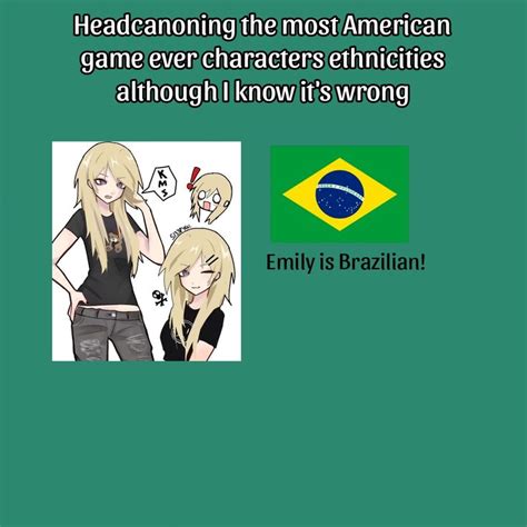 Class Of ‘09 Ethnicities Headcanons Part 1 Emily Di 2024