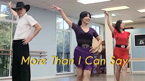 More Than I Can Say Line Dance Song By Leo Sayer Youtube