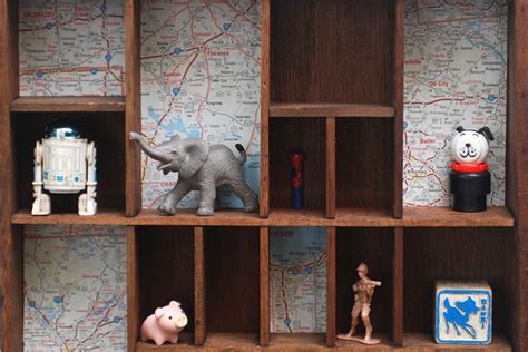 Diy Map Shelf The Merrythought