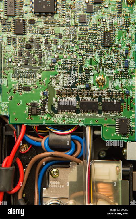 Circuit Board Close Up Stock Photo Alamy