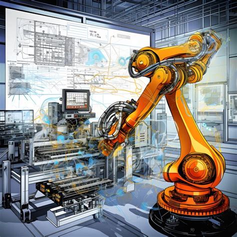 The Advent Of Industrial Automation Advanced Robotics And Ai In Modern Manufacturing Premium