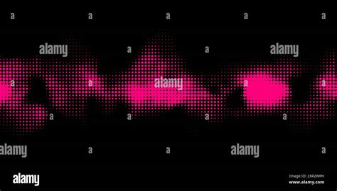 Pink Halftone Background On Black Vector Illustration Stock Vector Image And Art Alamy