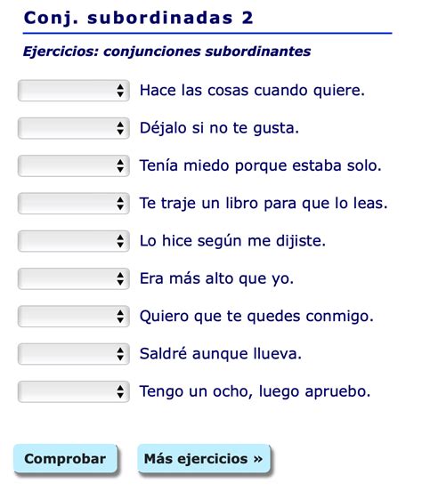 Conjunciones Utiliza Estos Recursos Y Trabajarlas