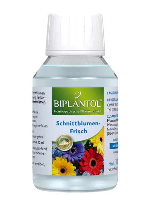 BIPLANTOL Schnittblumen Frisch BIPLANTOL Homöopathie für Pflanzen