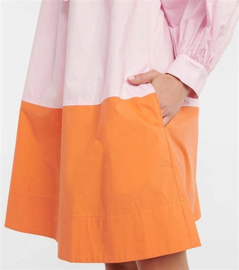 Lee Mathews Casey Cotton Poplin Minidress Lee Mathews