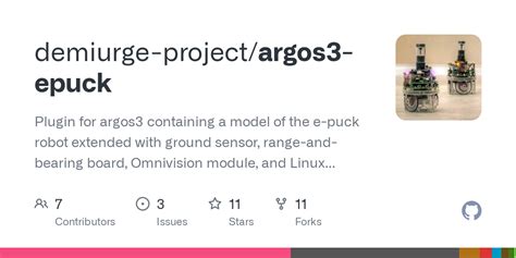 Github Demiurge Projectargos3 Epuck Plugin For Argos3 Containing A