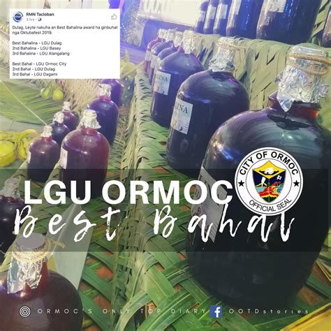 Ormoc Citys Bahal Is Awarded The Ormocs Only Top Diary Facebook