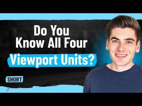All 4 CSS Viewport Units Explained The Unit Css Web Development