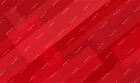 Premium Vector Red Background With Abstract Geometric Shape Overlay
