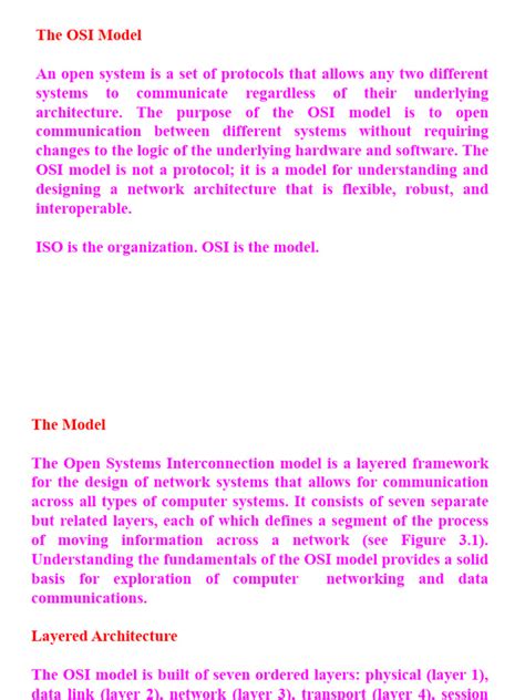 osi model pdf osi model internet protocol suite