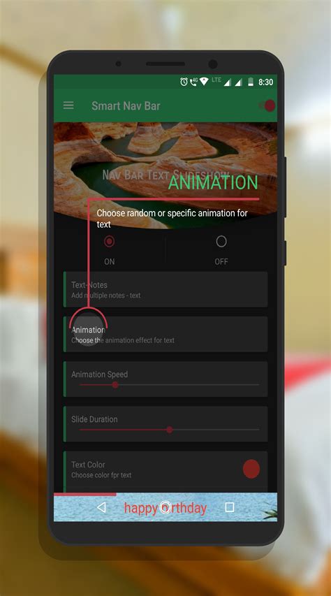 Smart Navbar Slideshow