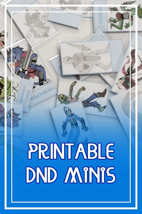 Dnd Printable Miniatures Dnd Minis Dungeons And Dragons Ttrpg Dnd Diy Game Supplies Dnd
