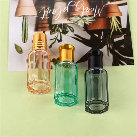 Wholesale Bamboo Roller Perfume Bottle Perfume Oil Roll On Glass Bottle