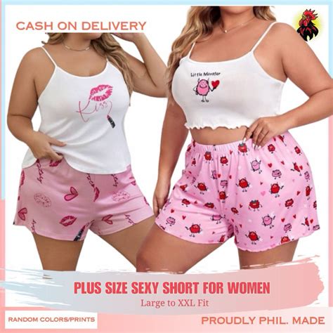 Plus Size Sexy Short For Women Large To Xxl Shopee Malaysia