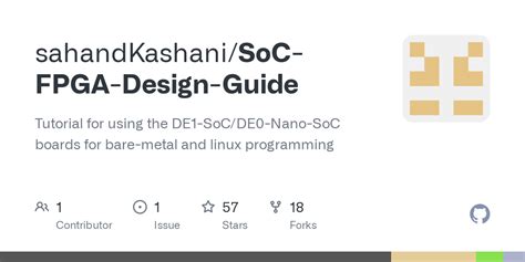 Github Sahandkashani Soc Fpga Design Guide Tutorial For Using The De1 Soc De0 Nano Soc Boards
