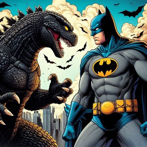 Godzilla Vs Batman By Vilgotek2 On Deviantart