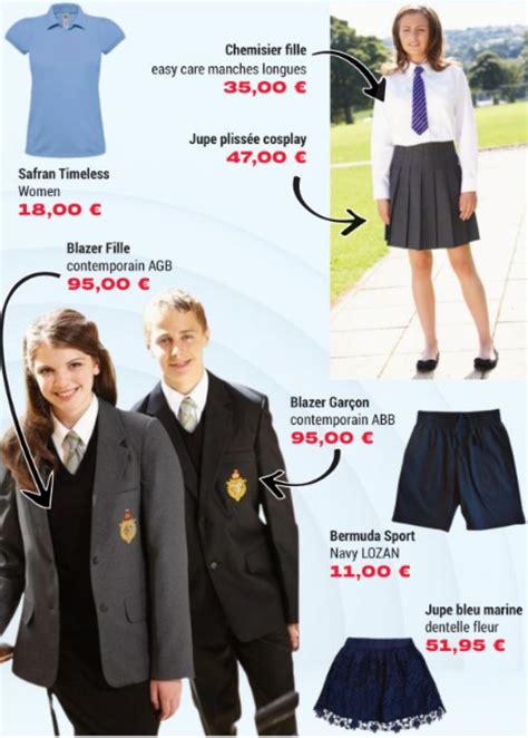 Voici Tous Les Prix Des Uniformes Scolaires 100 à 150 Euros Pour L