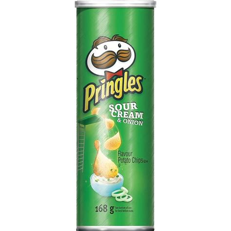 Pringles Flavour Potato Chips Sour Cream Onion Flavour 168 G