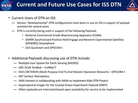 iss institutional dtn overview for ccsds ppt download