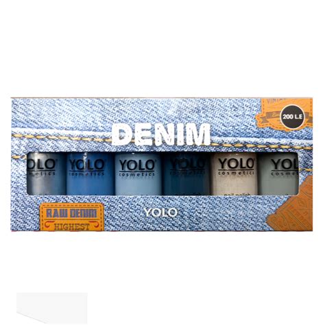 Yolo Nail Polish Set 6pcs Denim Tay Pharmacies