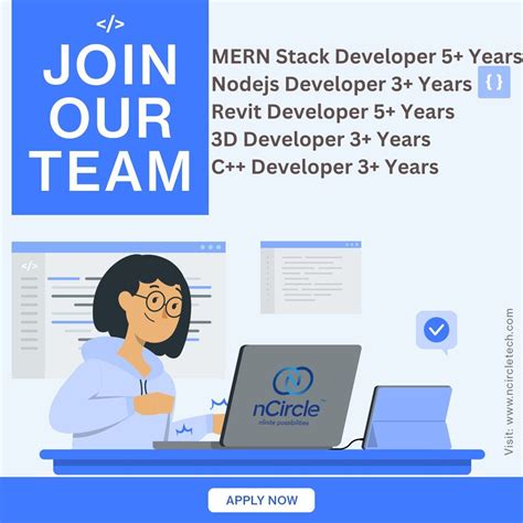 Ncircle Tech Careers On Linkedin Fullstackdeveloper Nodejsdeveloper