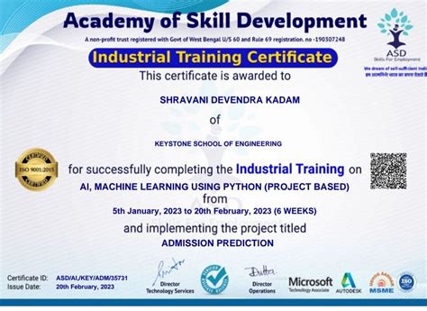 Shravani Kadam シュラヴァニ・カダム On Linkedin Internship Ai Ml Project