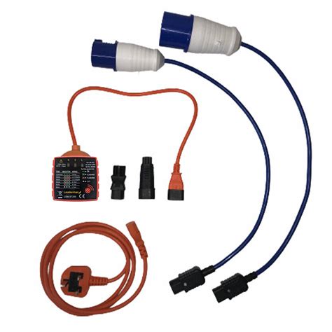 Leaderman Earth Continuity And Polarity Test Kit With Iec Extension
