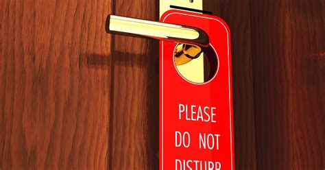 Success In Housekeeping By Vijay Dnd Do Not Disturb Housekeeping