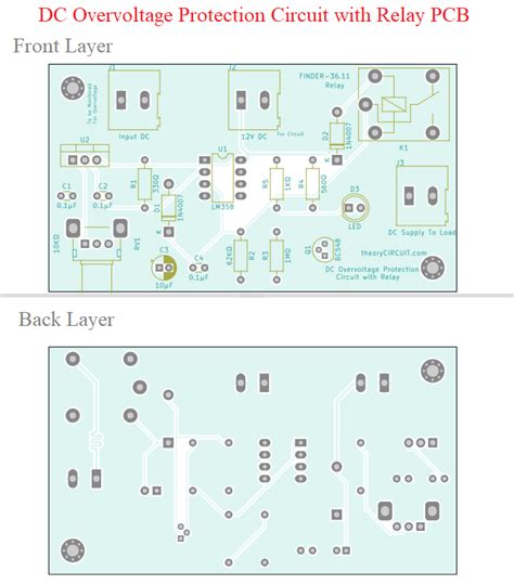 Dc Overvoltage Protection Circuit With Relay