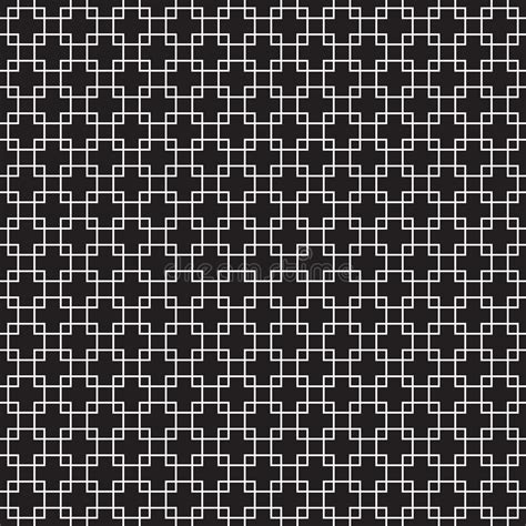 Seamless Overlapping Square Pattern Background Stock Illustration