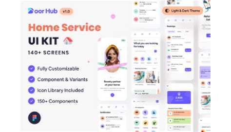 Home Service Ui Kit Doorhub Figma