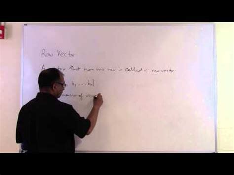 What Are Row And Column Matrices Expii