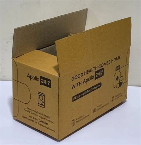 Corrugated Paper Pharmaceutical Packaging Box At ₹ 17piece In Nashik