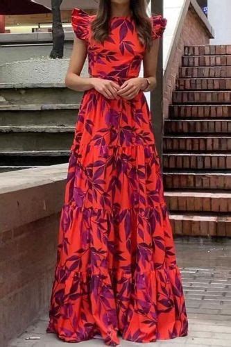 Plus Size Casual Dress Womens Plus Geometric Print Long Sleeve V Neck