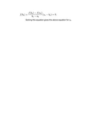 False Position PDF