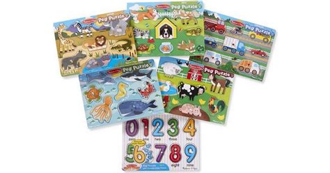 Melissa And Doug Peg Puzzle Set 3 Stores • See Klarna
