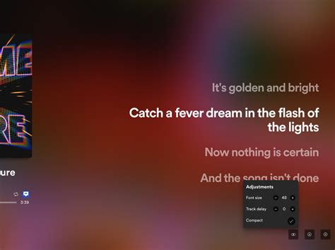 [feature request] lyrics font size control · issue 76 · daksh2k