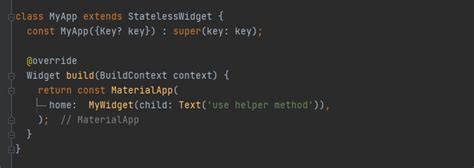 هل تستخدم Class أم Helper Method عند إنشاء Reusable Widgets؟ باتريك