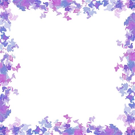 Colorful Smoky Element Decorative Border Colorful Borders Frames Png