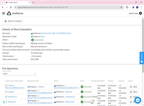 How To Immediately Remove Source When Moving A File Unifidrive