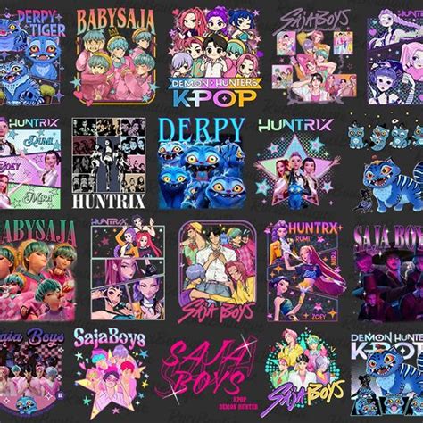 Kpop Demon Hunter Svg Etsy