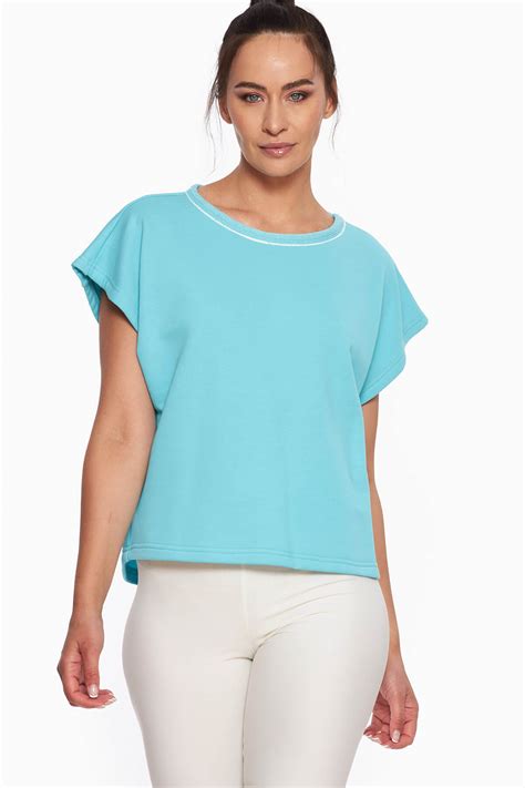 Turquoise Sneak Peek T Shirt Ioana Grama Shop