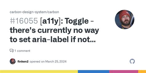 A11y Toggle Theres Currently No Way To Set Aria Label If Not