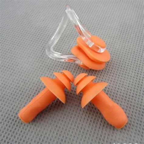 5set Lot Silicone Nasal Splint Waterproof Earplug Pool Piscinas