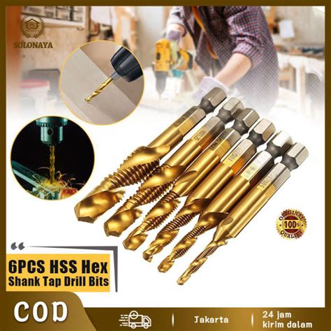 【cod Stok】mata Bor Set Komplit Multifungsi 6 19pcs Gergaji Kayu