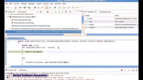 debuggging mapreduce program in eclipse youtube