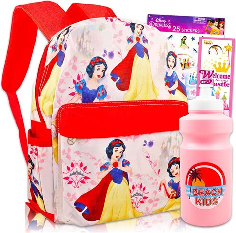Snow White Backpack Set Bundle Of 12 Mini Snow White Bag Water Bottle Stickers