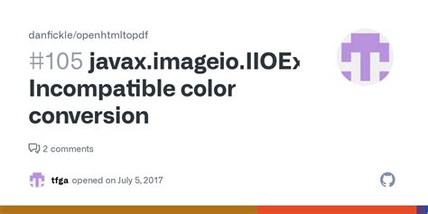 javax imageio iioexception incompatible color conversion · issue 105