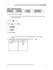 Advanced Functions Assignment Docx Tvo Ilc Mhf U Unit Assessment Unit Assessment