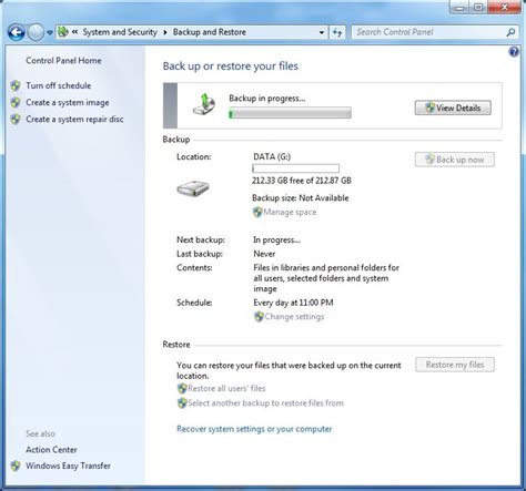 Configure Backup And Restore In Windows Page Computing On Demand